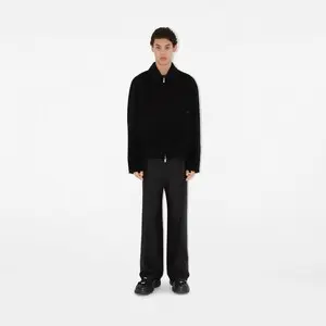 Burberry Cashmere Harrington Jacket - Black