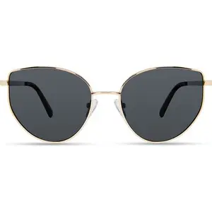 Derek Lam 10 Crosby Kirby Cat Eye Sunglasses - Gold Black