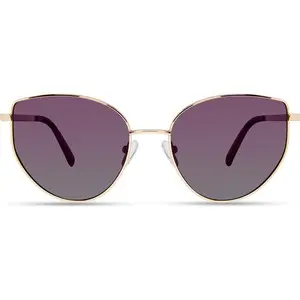 Derek Lam 10 Crosby Kirby Cat Eye Sunglasses - Light Gold Black