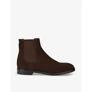 Zegna Almond Toe Boots For Men