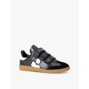 Isabel Marant Étoile Beth Leather Low-top Trainers - Blk/white