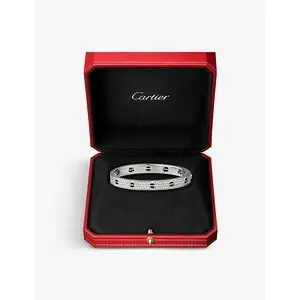 Cartier Love 18ct White-gold, Diamond And Ceramic Bracelet