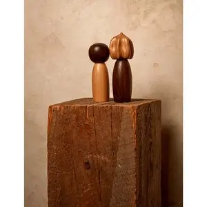 L'Objet Picanto Oak Salt And Pepper Mills Set