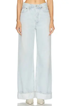 AGOLDE Dame High Rise Wide Leg Jeans