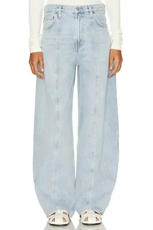 Women's Light Wash Wide Leg Jeans