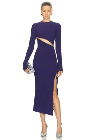 Attico Long Sleeve Evening Dresses