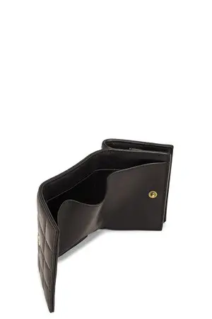Saint Laurent Tiny Origami Wallet In Black