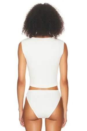 HELSA Pointelle Muscle Tank