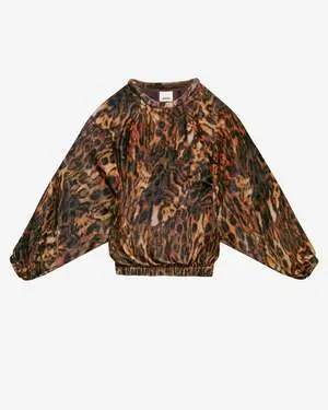 Isabel Marant Dabia Top - Leopard