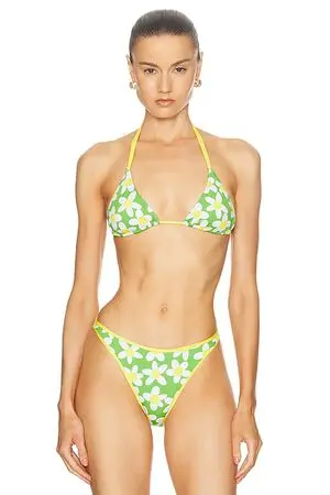 Heavy Manners Heavy Manners X Elsa Hosk Double String Bikini Top Diet Mountain Dew