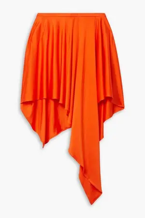 Stella McCartney Asymmetric Stretchjersey Mini Skirt