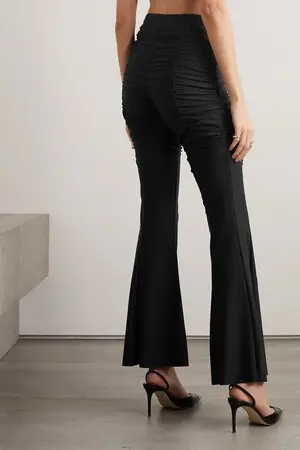 AZ FACTORY Ester Manas Ruched Flared Pants