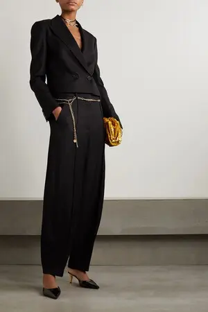 Stella McCartney Grain De Poudre Tapered Pants