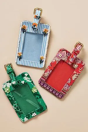 Anthropologie Printed Luggage Tag