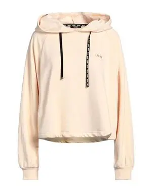 Liu Jo Cotton Blend Sweatshirt With Hood - White