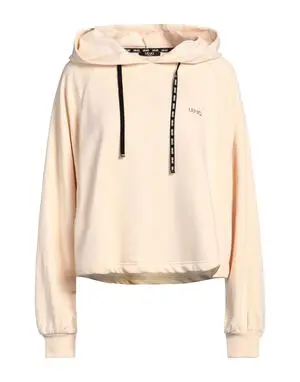 Liu Jo Cotton Blend Sweatshirt With Hood - White