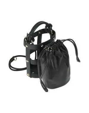 FERRAGAMO Leather Bucket Bag - Black