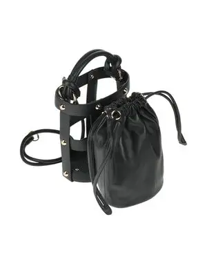 FERRAGAMO Leather Bucket Bag - Black