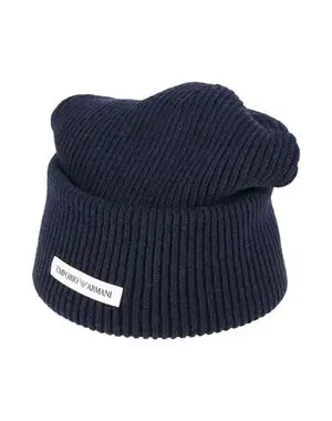 Emporio Armani Wool Beanie - Blue