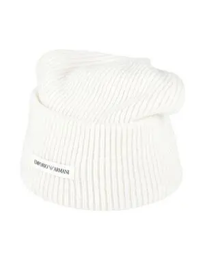 Emporio Armani Wool Beanie - White
