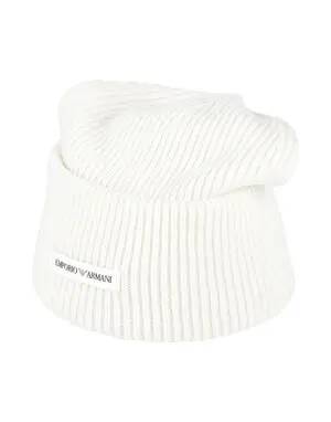 Emporio Armani Wool Beanie - White