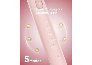 MYSMILE Dy156 Sonic Electric Toothbrush For Adults - Pink