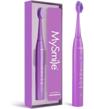 MYSMILE Dy156 Sonic Electric Toothbrush For Adults - Purple