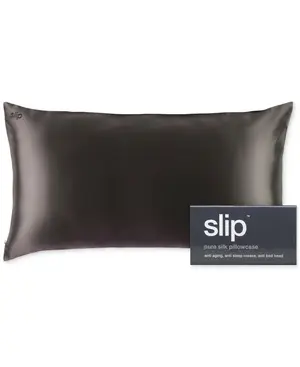 Slip Pure Silk King Pillowcase Charcoal