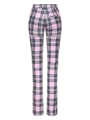 AREA Checked Trousers