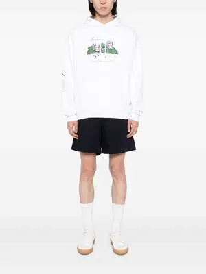 A.p.c. Cotton Graphic Print Hoodie