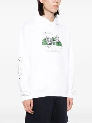 A.p.c. Cotton Graphic Print Hoodie