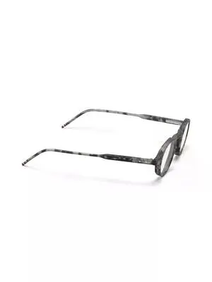 Thom Browne Marbled Round-frame Glasses