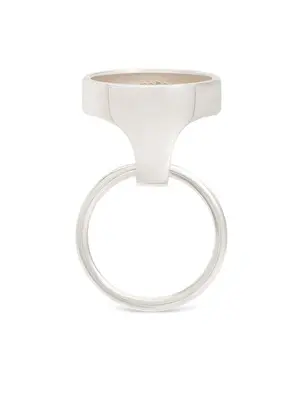 COURREGES Holy Geometric Ring - Silver