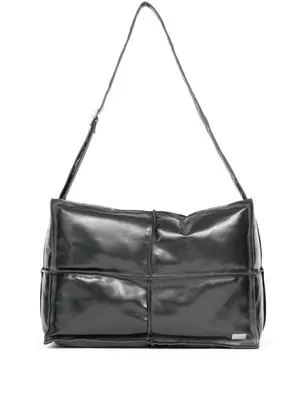 MAISON MARGIELA Logo-plaque Leather Shoulder Bag