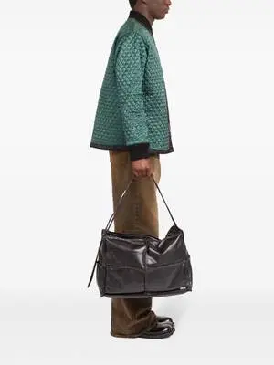 MAISON MARGIELA Logo-plaque Leather Shoulder Bag