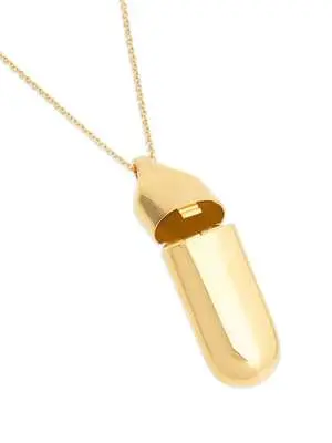 COURREGES Flask Pendant Necklace - Gold