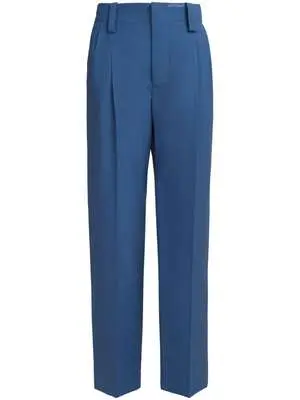 Marni Embroidered Logo Virgin Wool Trousers