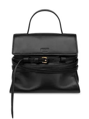 Moschino Small Tie Me Shoulder Bag - Black