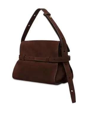 Moschino Tie Me Shoulder Bag - Brown