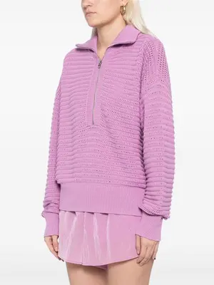 Varley Tara Pointelle Half-zip Juper