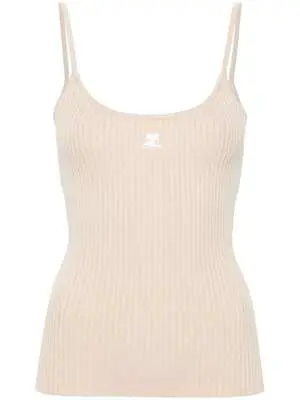 COURREGES Reedition Ribbed Top