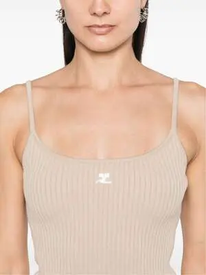 COURREGES Reedition Ribbed Top