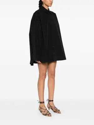 Wardrobe.NYC Mini Shirt Dress - Black