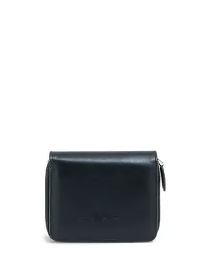 Marni Logo-embossed Leather Wallet - Black