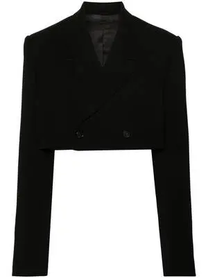 Women's Cropped Double Breasted Blazers