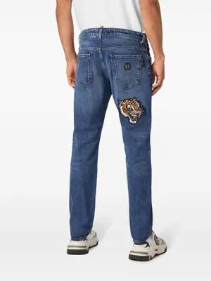 Philipp Plein Tattoo Super Straight-cut Jeans