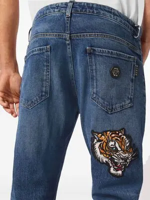Philipp Plein Tattoo Super Straight-cut Jeans