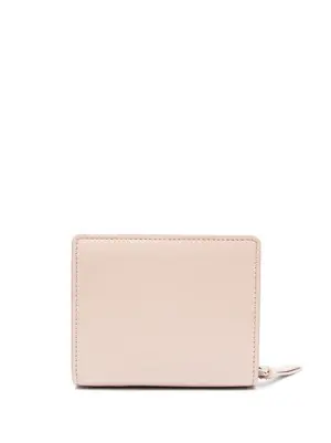 Chloé Sense Logo-embroidered Leather Wallet