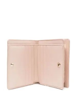 Chloé Sense Logo-embroidered Leather Wallet