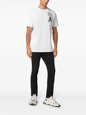 Philipp Plein Ss Skull&bones T-shirt - White